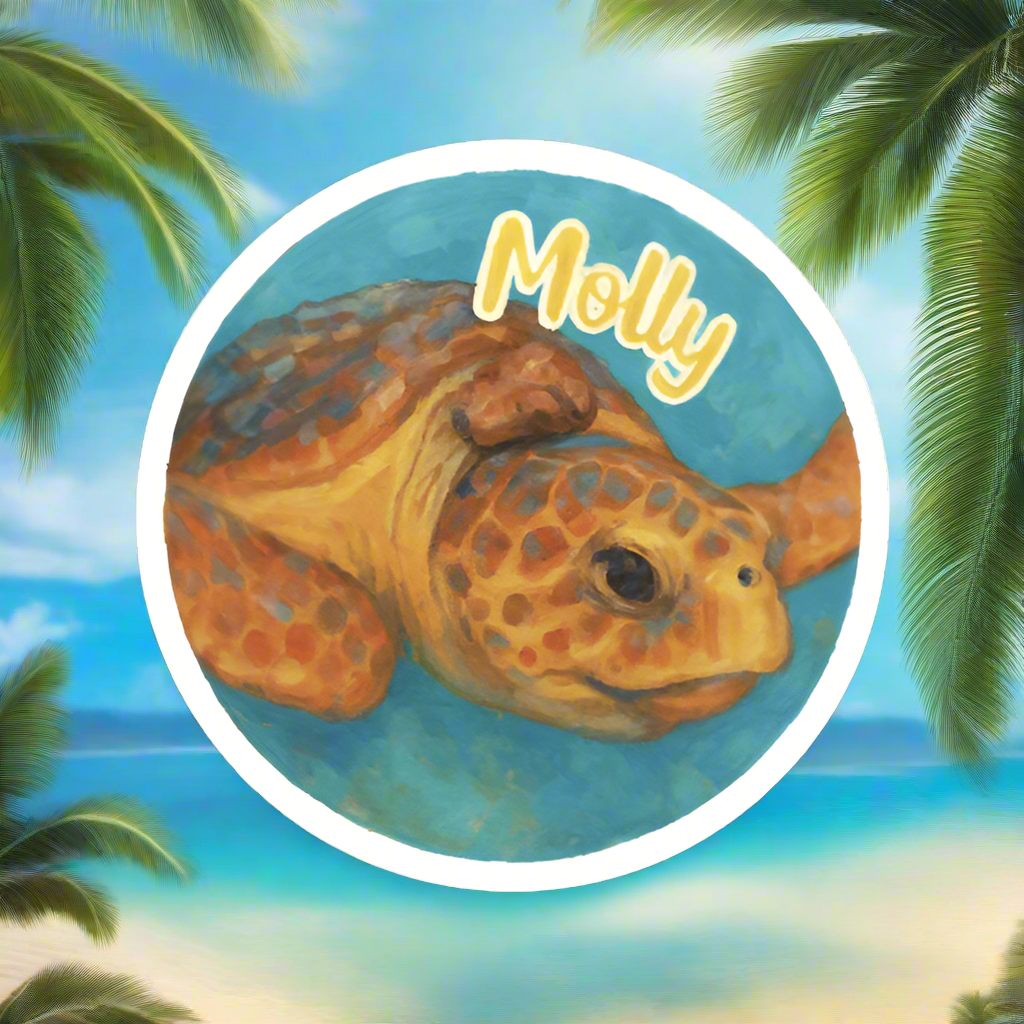 Sticker- Molly – The Turtle Hospital